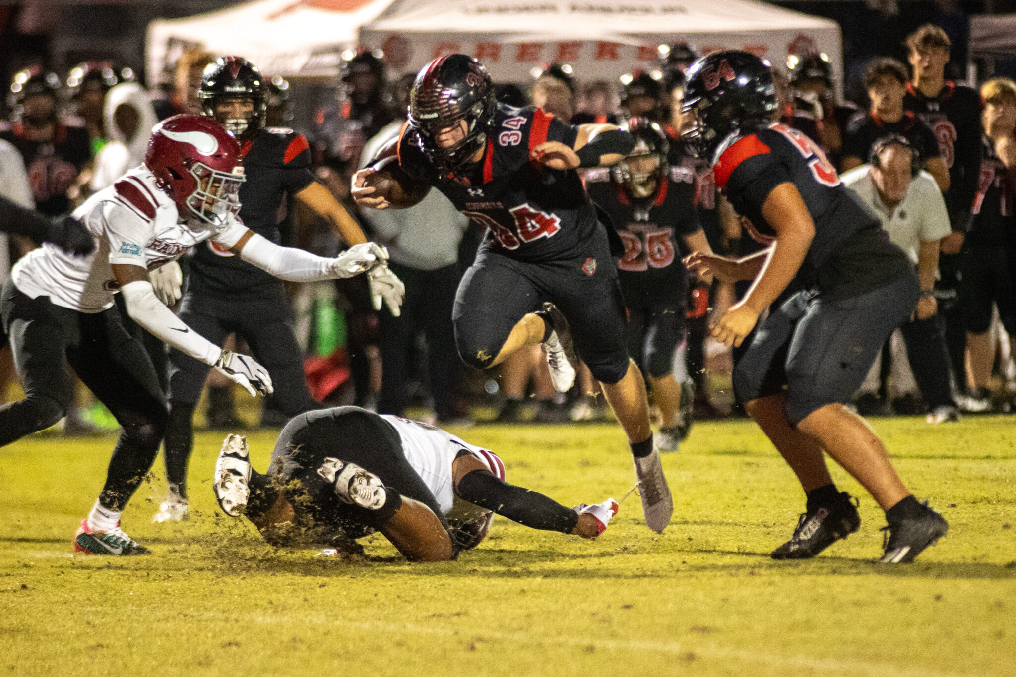 Vikings Lay Siege To The Knights, As Raines Overpowers Creekside 44-14 ...